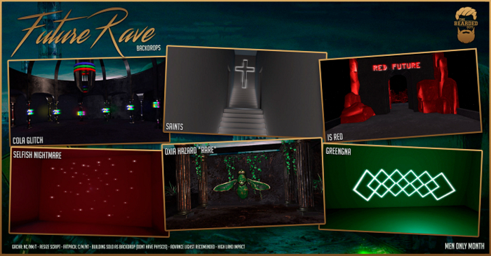 Second Life Marketplace - 06 Oxia Hazard *RARE* - Future Rave - The Bearded Guy